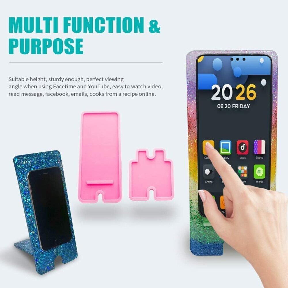 Boutique | Other | Mobile Phone Stand Silicone Resin Mold Phone Holder ...